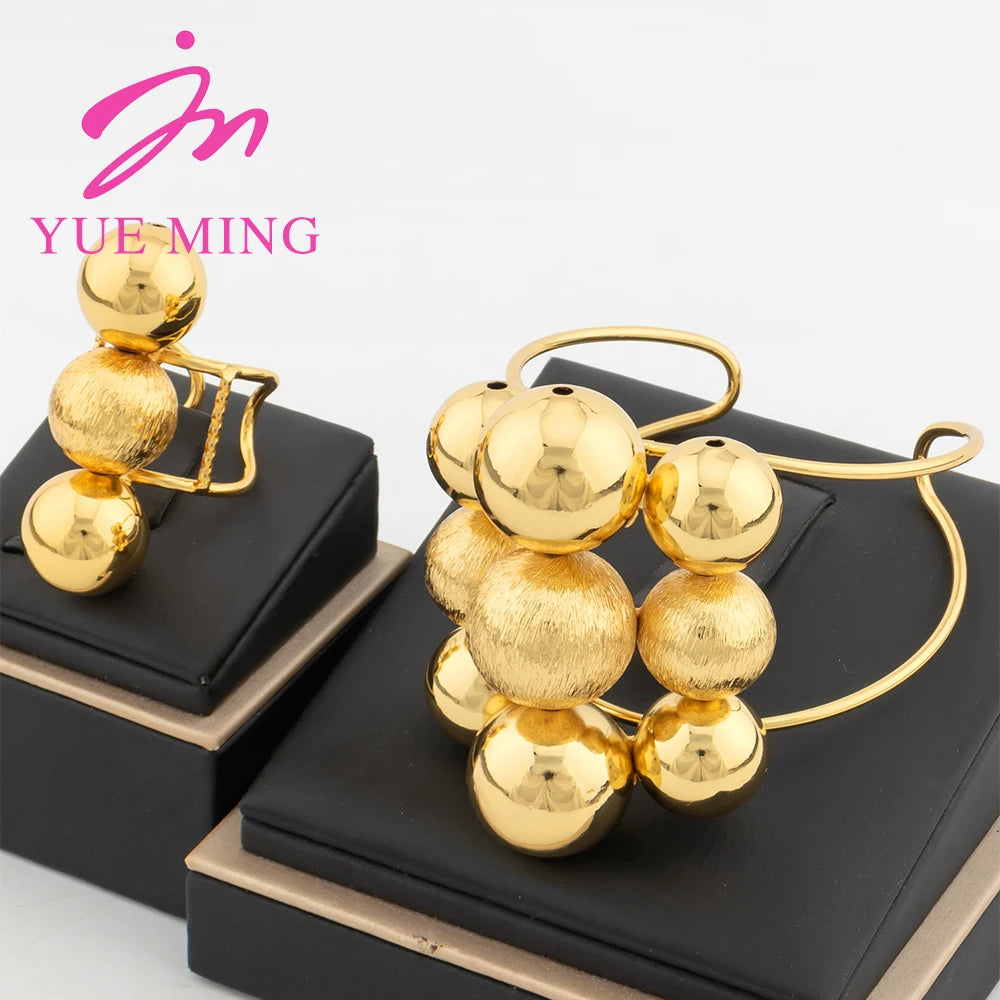 Yueming Jewelry - 18K Gold Earrings, Jewelry Set | Shop for the party ...
